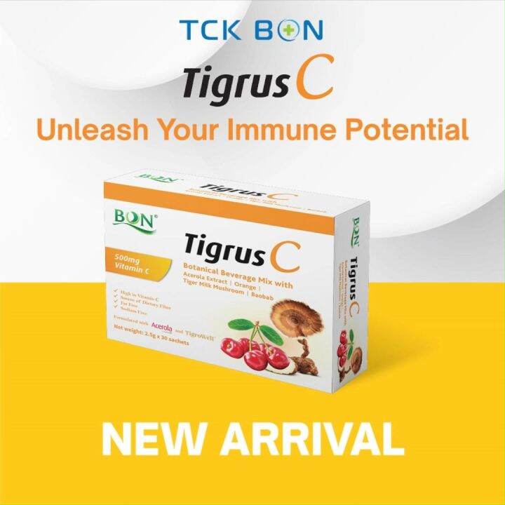 TCK BON Tigrus C (Respiratory Health | Immunity) 30s - Tiger Milk ...