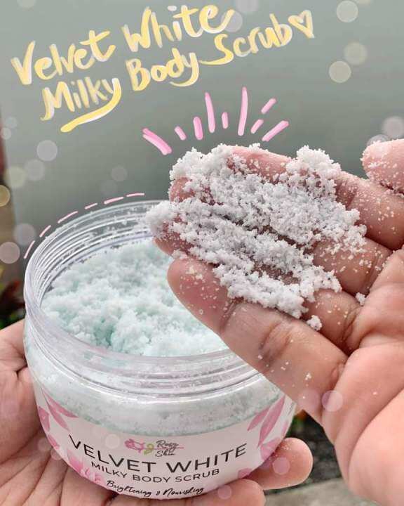 Rosy Skin Velvet White Milky Body Scrub | Lazada PH