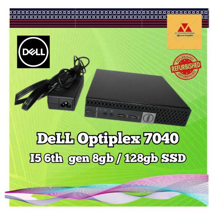 INTEL I5 6TH GEN MINI PC / 8GB / 128GB SSD / OPTIPLEX 7040 / DELL MINI ...