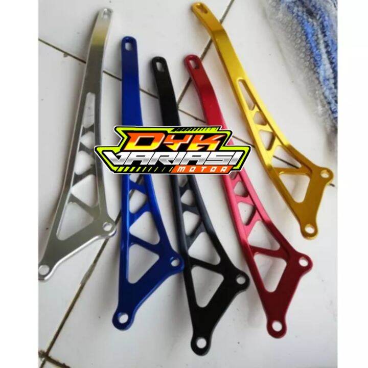 Breket pangkon kenalpot Sys MX king old new warna alumunium | Lazada ...