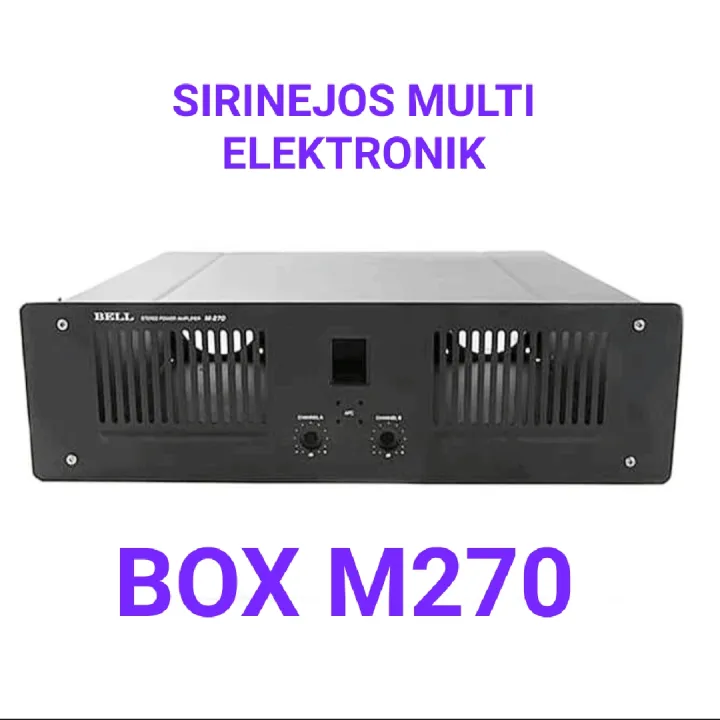 box bell m270 box power ampli | Lazada Indonesia