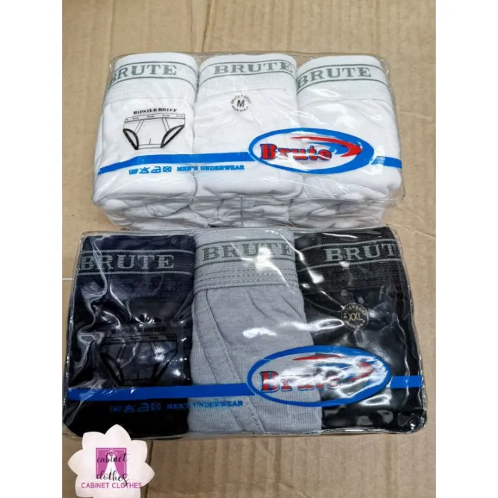 Original Brute Men's Underwear Brief 3 in 1 | Lazada PH