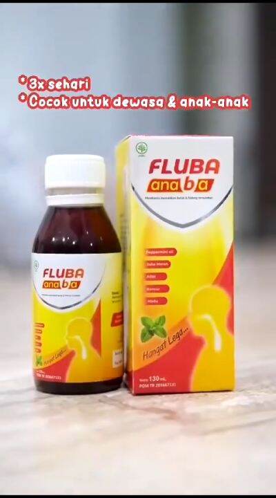 FLUBA ANABA Legakan Batuk & Flu Untuk Anak & Dewasa - 1 Box | Lazada ...