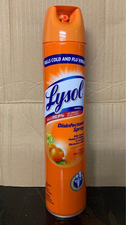 Lysol Disinfectant Spray Citrus Meadows Scent 510g | Lazada PH