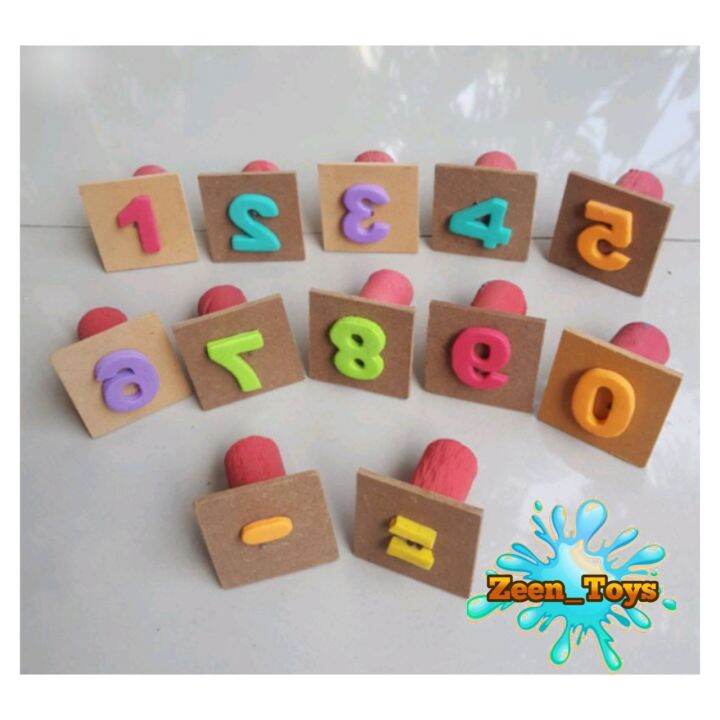 Stempel,Mainan Edukasi Stempel Anak,Stempel Angka | Lazada Indonesia
