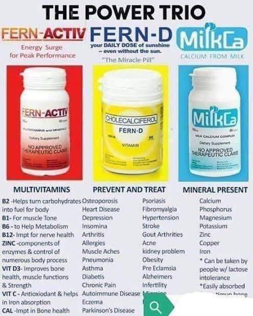 iFern Power Trio (Fern-D / Fern-Activ / Milkca) Set of 3 | Lazada PH