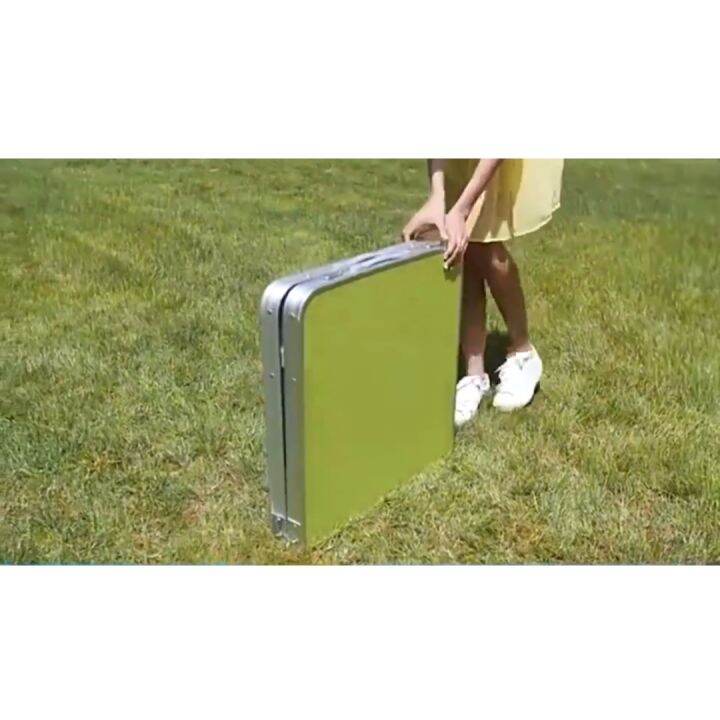 Meja Lipat Koper Portable Ukuran 120cm x 60cm / Meja Lipat Kaki Kotak ...