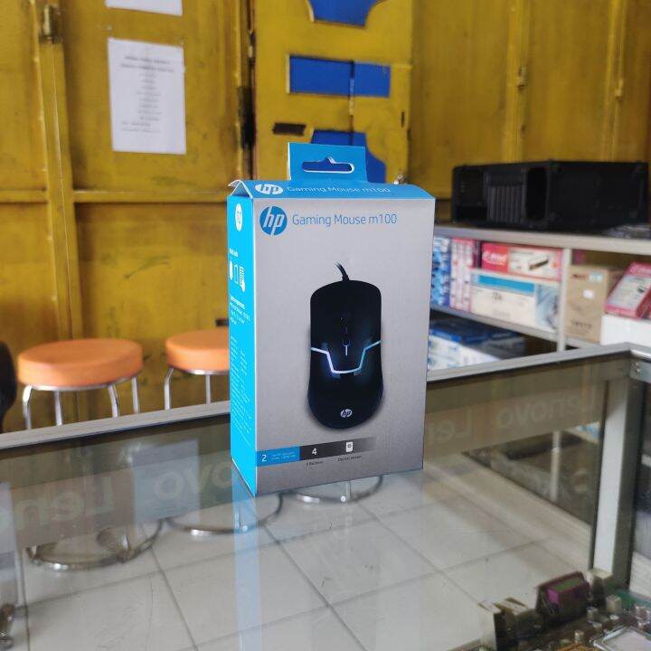 Gaming Mouse merk HP M100 Mouse Gaming Minimalis | Lazada Indonesia