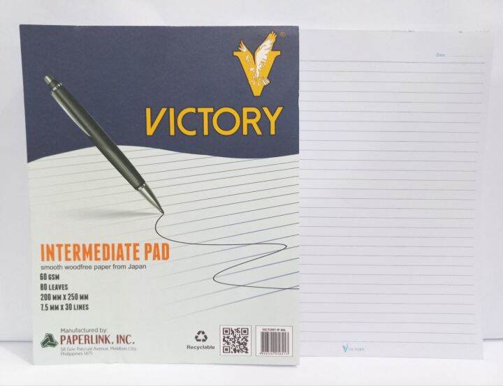 Victory Intermediate Pad | Lazada PH