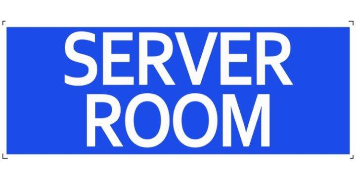 Server Room Signage | Lazada PH