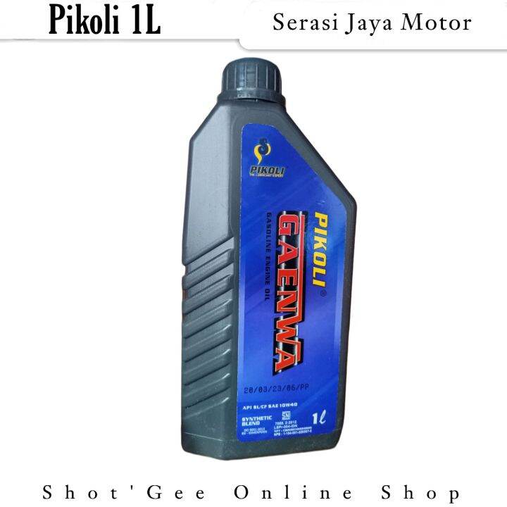 OLI PIKOLI 1 Liter SPORT SAE 10W40 / OIL PICOLY 1L SPORT / OLI PICOLI ...