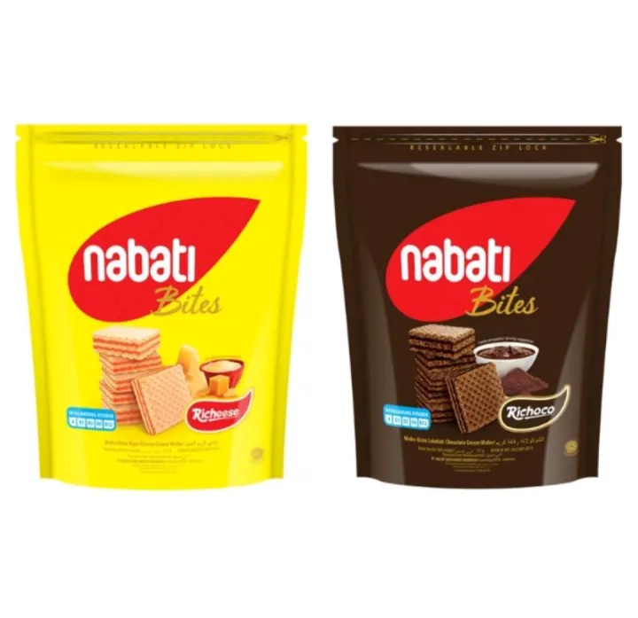 Biskuit Nabati Bites Wafer Ziplock Pouch 115 gr | Lazada Indonesia