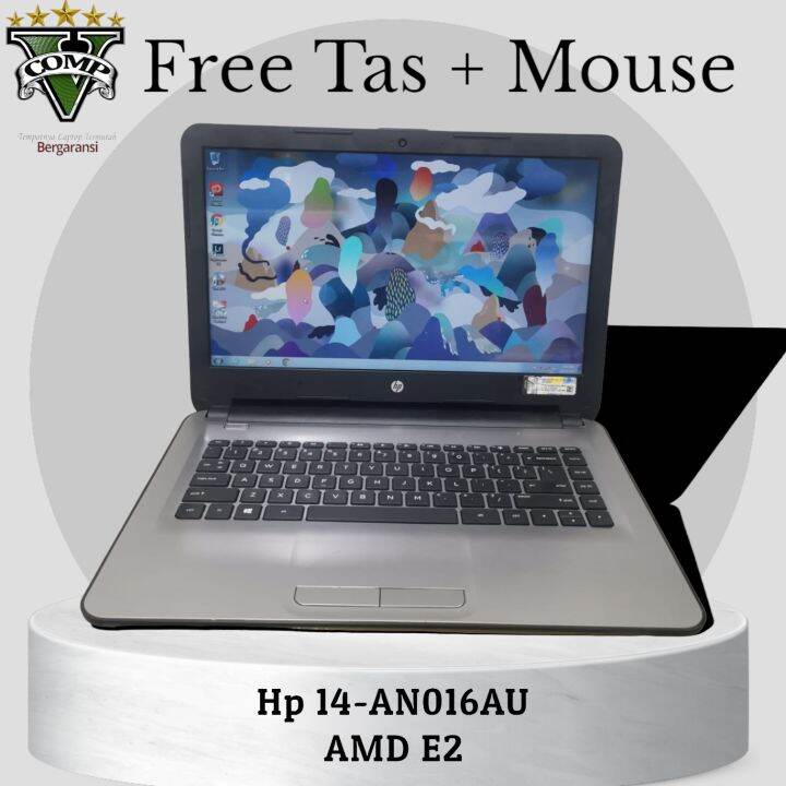 Laptop Hp 14-AN016AU, Amd E2-7110, VGA AMD Radeon R2, Ram 4Gb, HDD ...