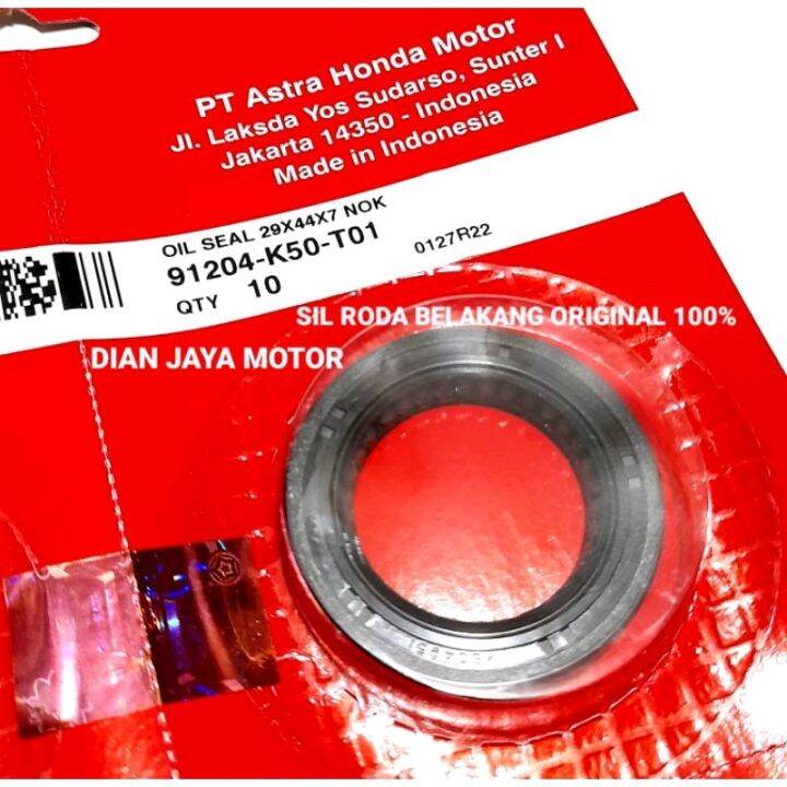 SIL RODA BELAKANG K50 ORIGINAL AHM HONDA BEAT VARIO SCOOPY SPACY HONDA ...