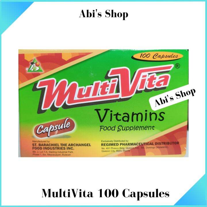 MULTIVITA 100 Capsules Vitamins | Lazada PH