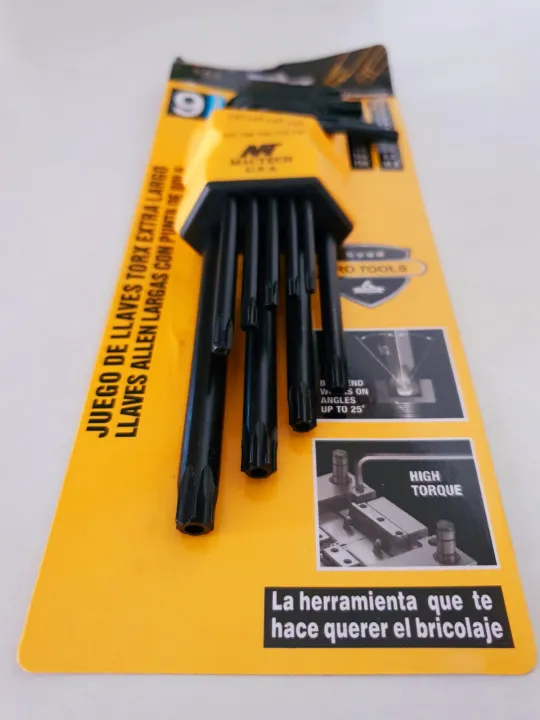 Allen Wrench set [Flower Type] Size: T50, T45, T40, T30, T27, T25, T20 ...
