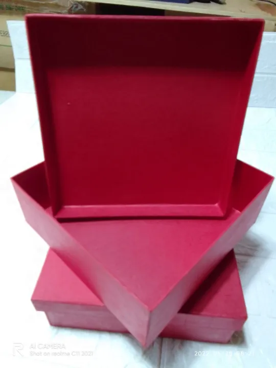 square hard boxes gift box Packaging 4x4x2.5 inches | Lazada PH