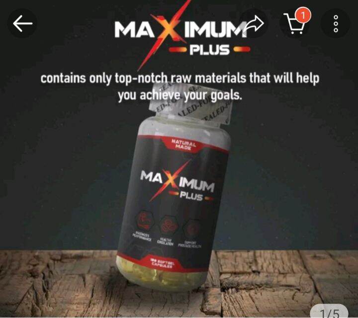 MAXIMUM PLUS 100 SOFTGEL | Lazada PH