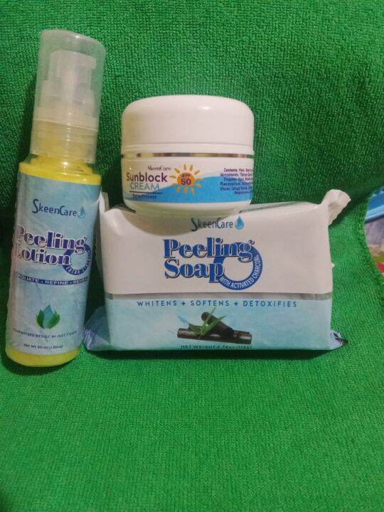 3in1 Peeling Lotion (EXTRA STRENGTH)50ml +Peeling soap (w/ activated ...