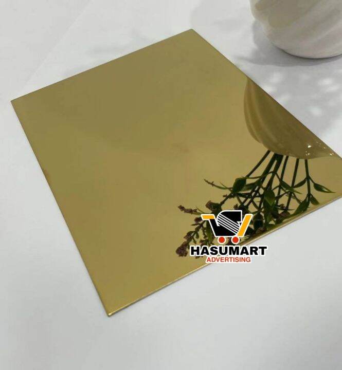 Akrilik Gold Mirror 60×40cm / Akrilik Lembaran / Acrylic Sheets ...