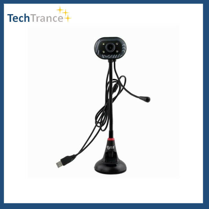 TechTrance Web Camera Standing Webcam with Microphone for PC Computers ...