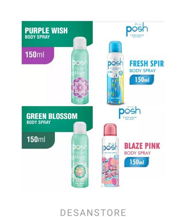 POSH Woman Body Spray Bottle 150 ml | Lazada Indonesia