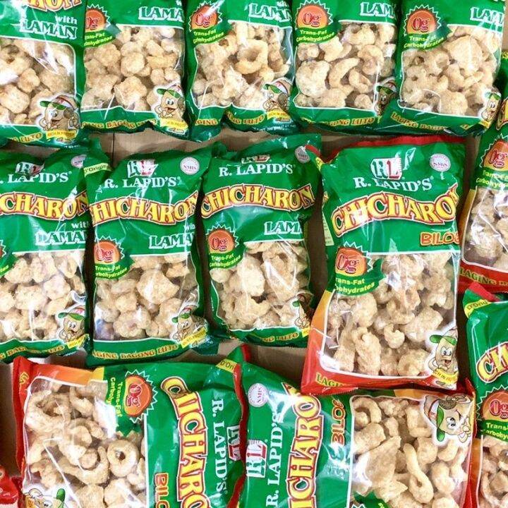 YES PH R.Lapids Chicharon Bilog/Cocktail 50/100/200 grams/Chicharon ...