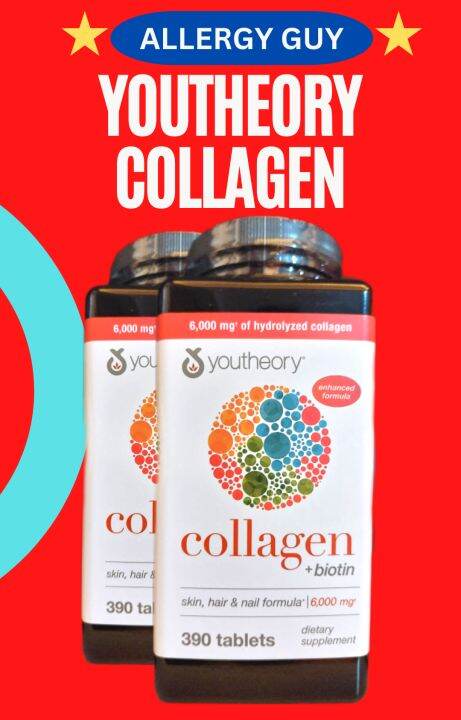 YOUTHEORY COLLAGEN + BIOTIN 390 tablets 100% Authentic from USA | Lazada PH