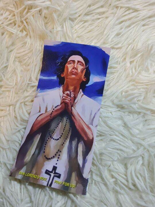 San Lorenzo Ruiz Stampita - Holy Cards (Patron of Sacristan) | Lazada PH