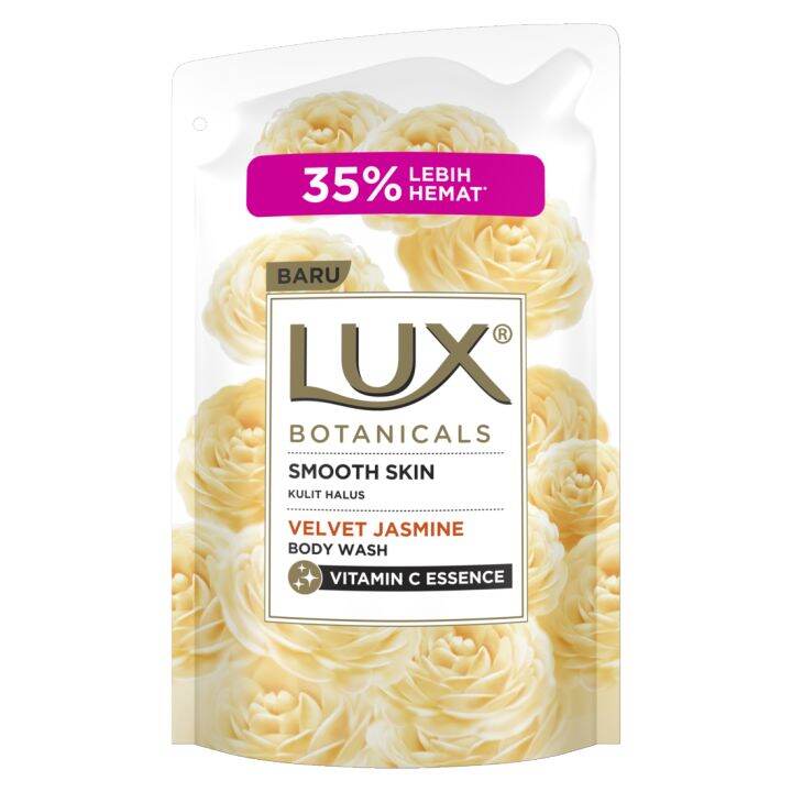 Lux Botanicals Sabun Mandi Cair Refill Body Wash Velvet Jasmine With Vitamin C 400Ml | Lazada ...