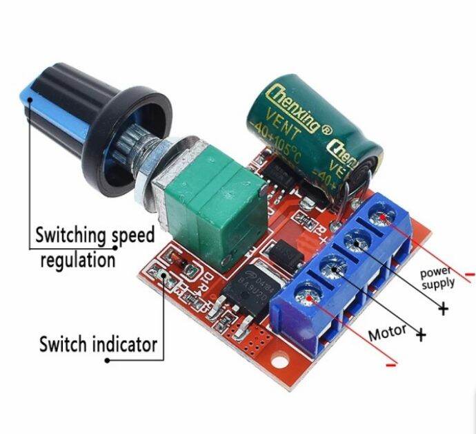 dimmer controller SCR DC pwm motor speed control regulator module arus ...