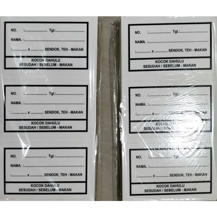 etiket obat syrup apotik stiker | Lazada Indonesia