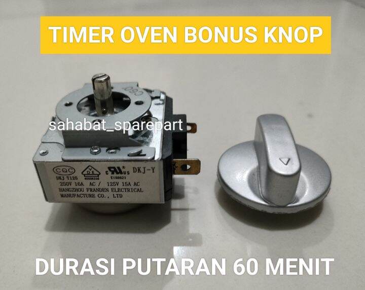TIMER OVEN / MICROWAVE MULTI DURASI 60 MENIT BONUS KNOP | Lazada Indonesia