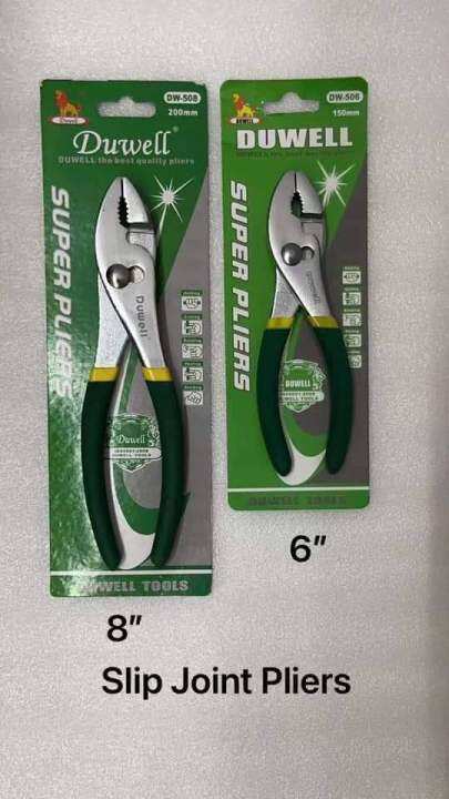 Duwell Slip joint Pliers 6",8" Heavy duty | Lazada PH