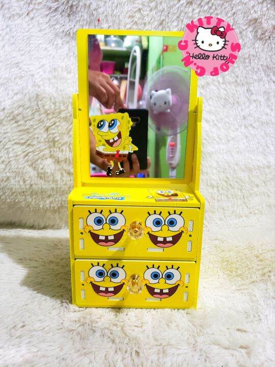 spongebob make up and jewerly organizer | Lazada PH