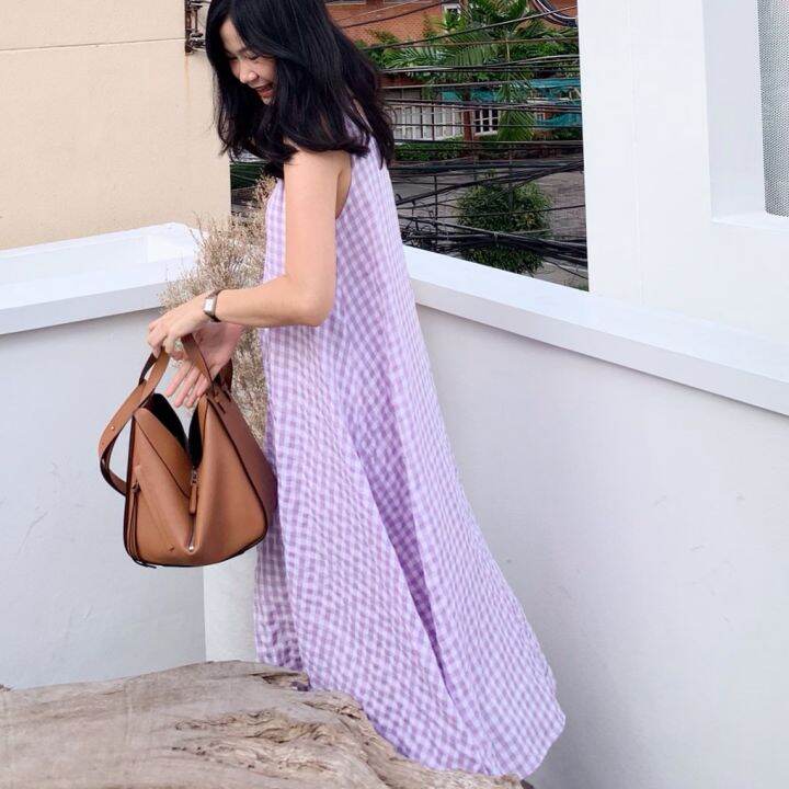 HERDAILY STUDIO sunny dress - lavender scott | Lazada.co.th