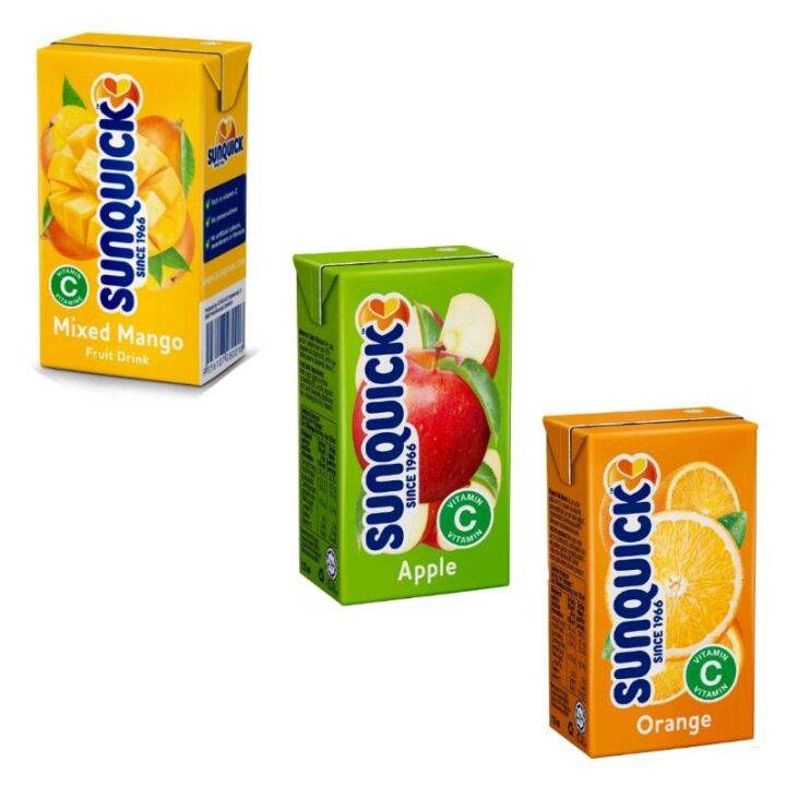 Sunquick Fruit Drink 125ml ( Mango / Apple / Orange ) | Lazada