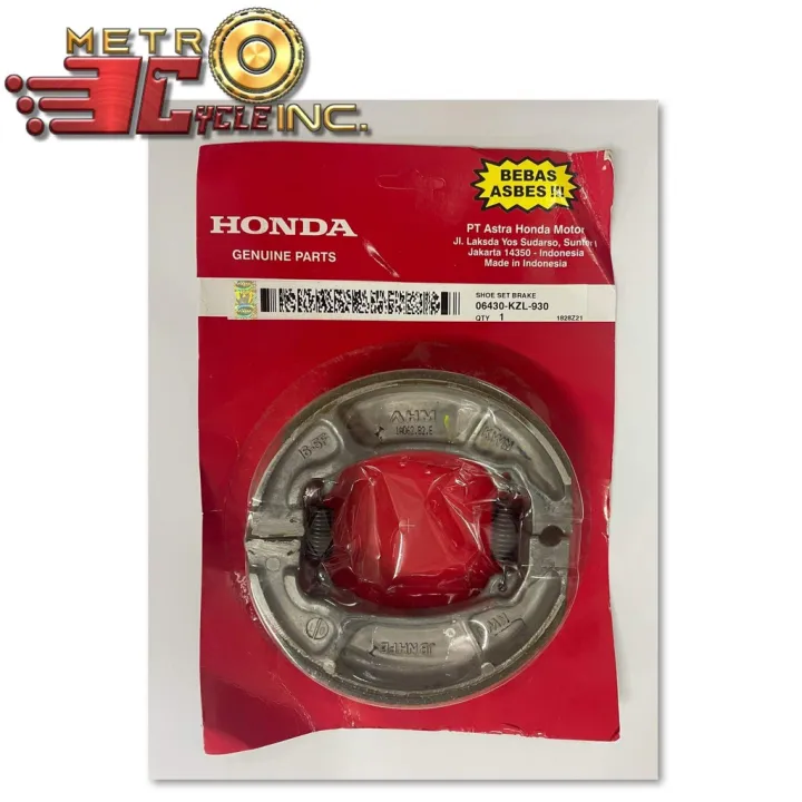 GENUINE BRAKE SHOE FOR HONDA BEAT / CLICK / PCX | Lazada PH