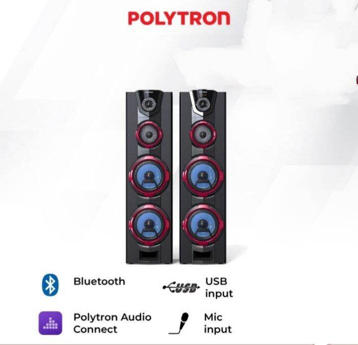POLYTRON Speaker Active PAS-8F28 + Remote NEW | Lazada Indonesia