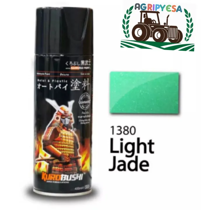 SAMURAI SPRAY PAINT LIGHT JADE 1380** ( METALLIC COLORS 400ML) | Lazada PH