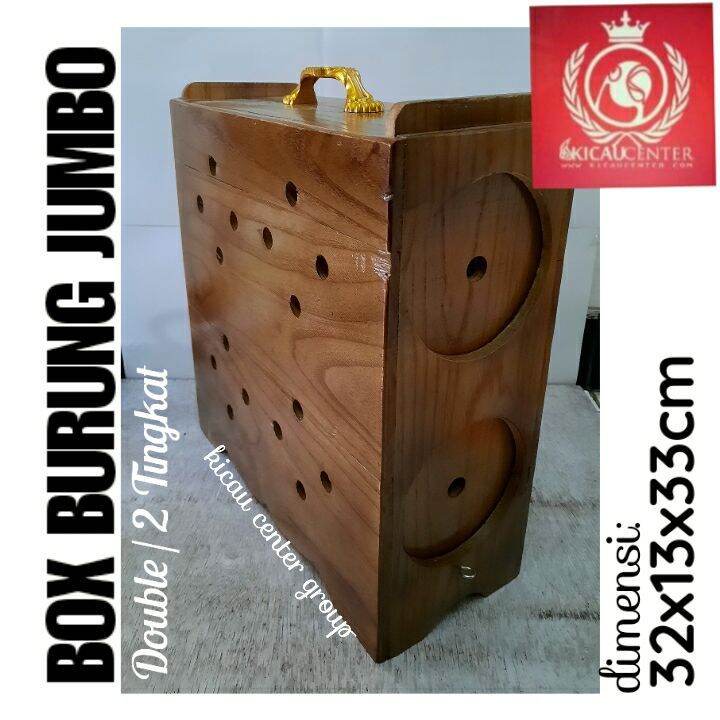 BOX TEMPAT BAWA BURUNG MERPATI FALK UKURAN JUMBO DOUBLE / 2 TINGKAT ...