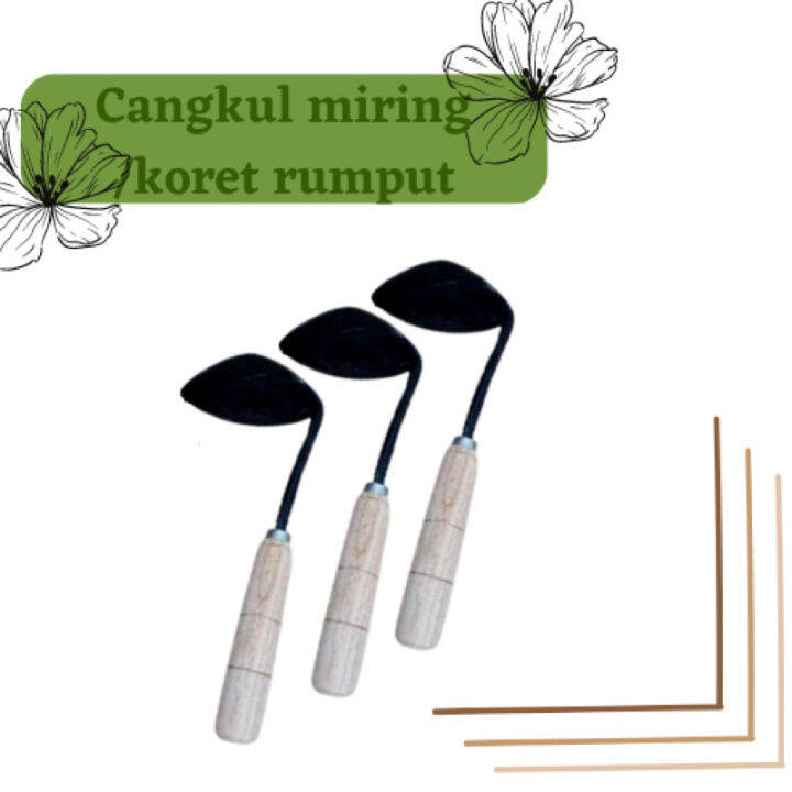 Gathul baja atau cangkul mini miring kored rumput cangkul miring ...