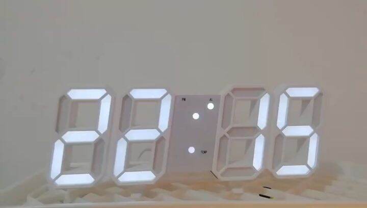 GreenHouse นาฬิกาLED นาฬิกาดิจิตอล นาฬิกา LED นาฬิกาตั้งโต๊ะ แขวนผนัง LED Digital Wall Clock ...