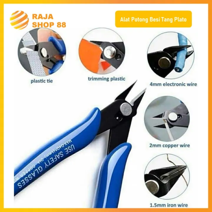 Tang Potong Kawat Kabel Alat Tang Plato Wire Cutter Serbaguna | Lazada ...
