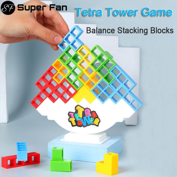 (แฟนตัวยง) Tetra Tetris เกม Tetris สมดุลของเล่นบล็อคของเล่นตั้งซ้อนสแต็คประกอบบล็อกตัวต่อของเล่น ...