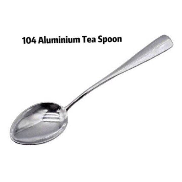 104 Magnolia Aluminum Silver Tea Spoon/ Sudu Teh Aluminium | Lazada