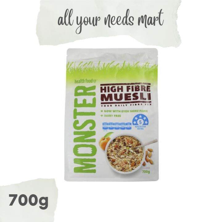 Monster High Fiber Muesli 700g | Lazada PH