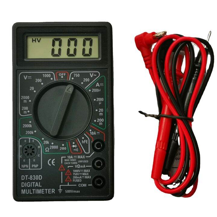 DT830B มัลติมิเตอร์แบบดิจิตอล สายมิเตอร์ พร้อมส่ง | Lazada.co.th