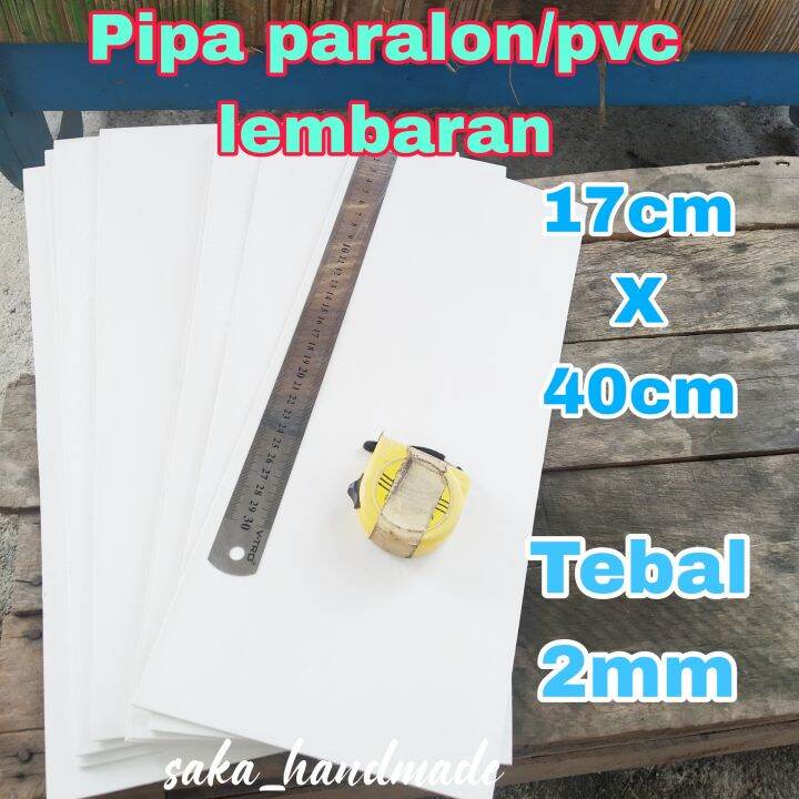 PARALON/PVC LEMBARAN (17cm X 40cm) TEBAL 2mm | Lazada Indonesia