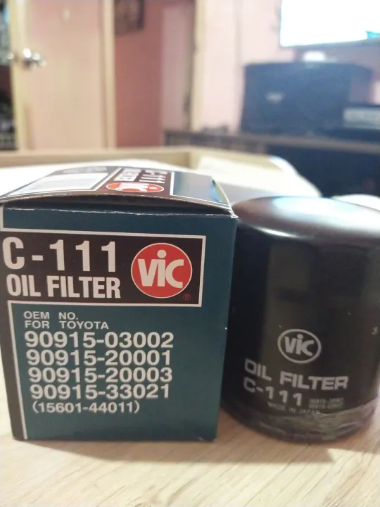 VIC OIL FILTER C-111,FOR TOYOTA FORTUNER,INNOVA,HI-LUX REVO,HI-ACE,RAV4 ...